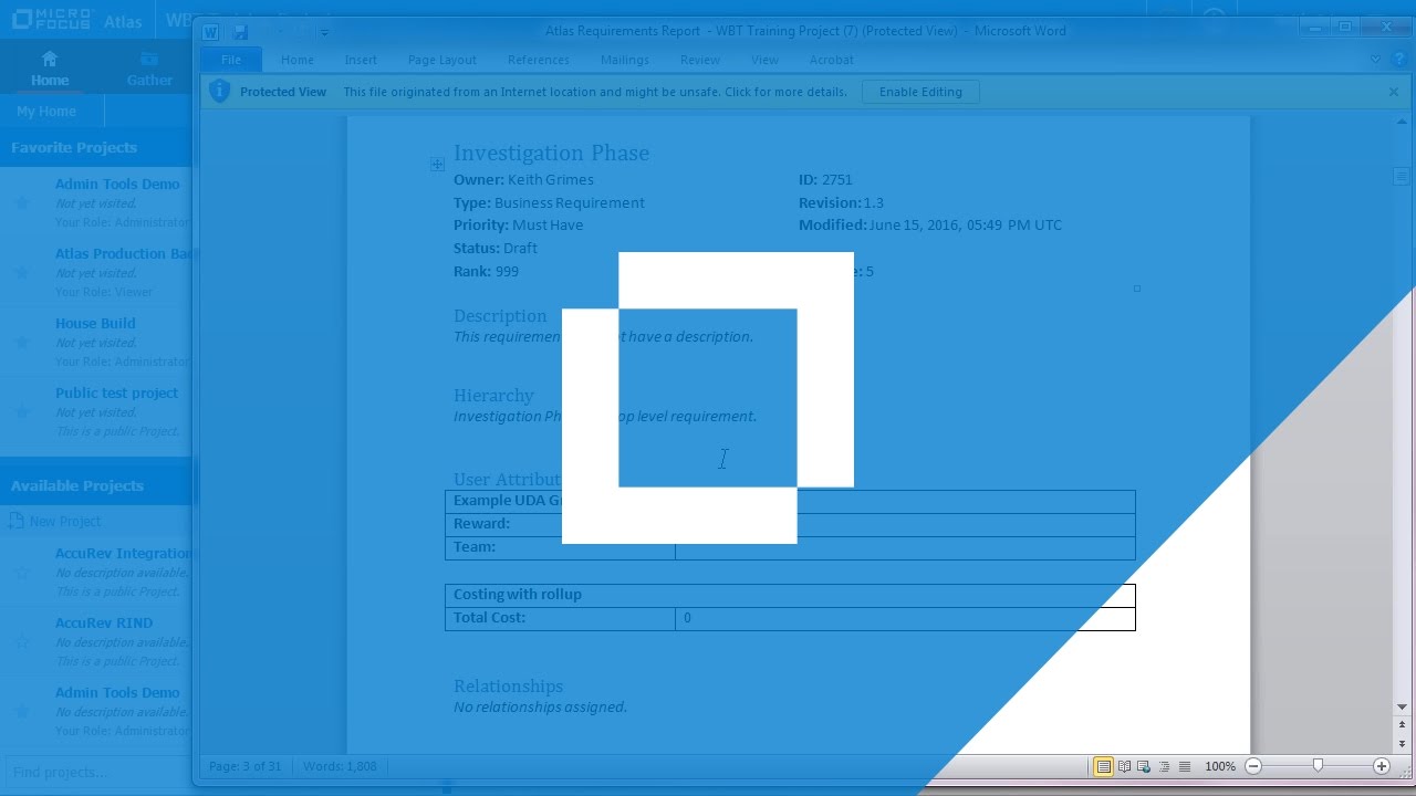 #HowTo Generate a Report in Atlas - YouTube
