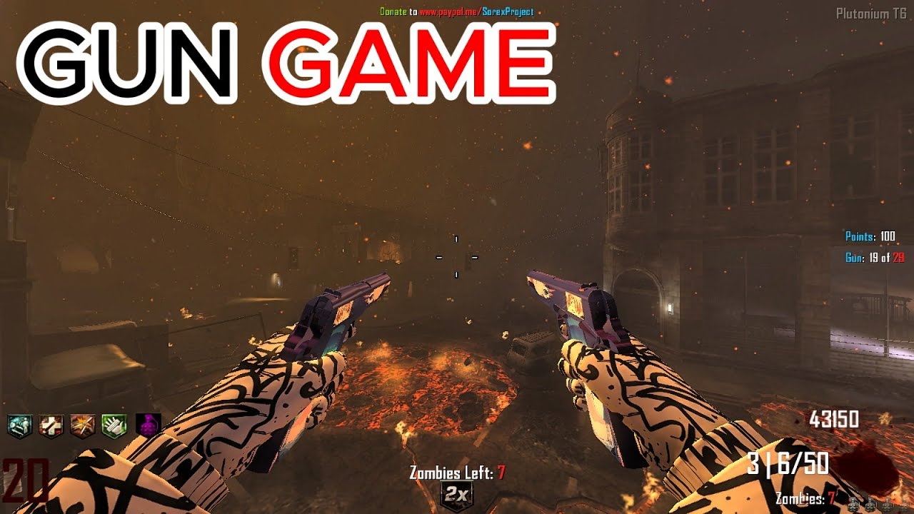GUN GAME PUEBLO BO2 ZOMBIE - YouTube