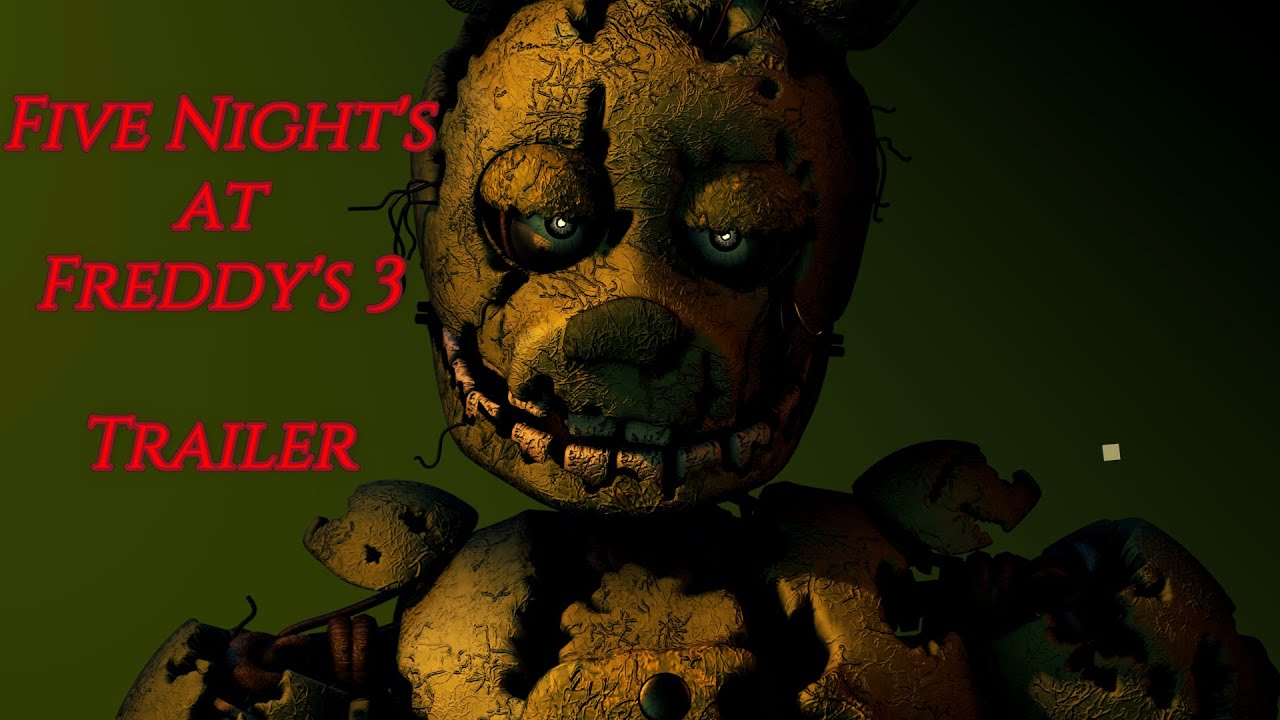 (FNaF/SFM) FNaF 3 Trailer Animation - YouTube