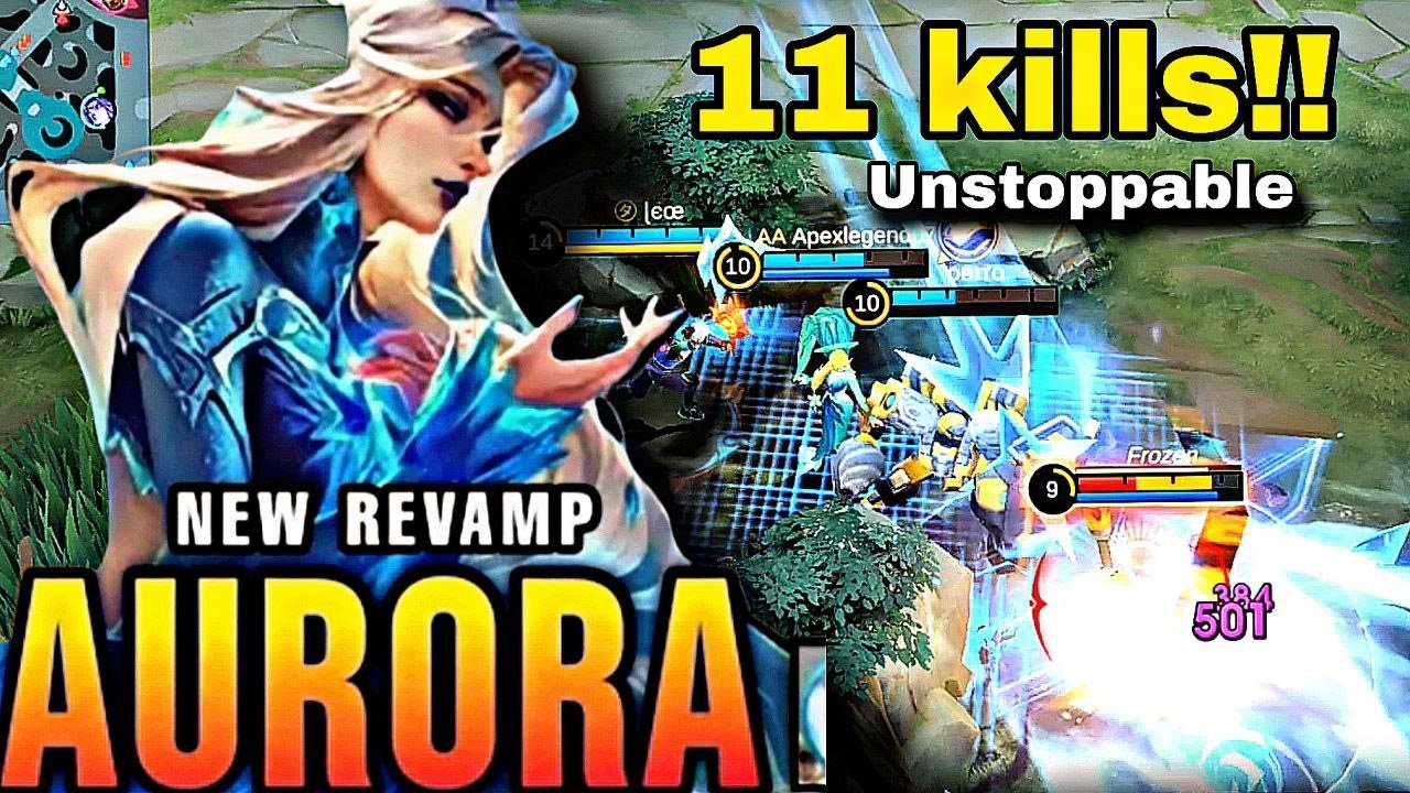 11 Kills Aurora+Johnson!! Aurora Revamp 100% Unstoppable!! - New Revamp ...
