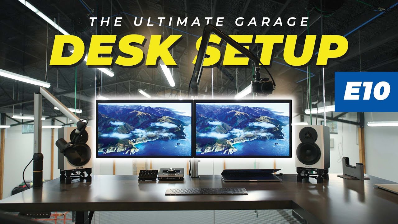 The BEST Desk Build EVER - E10: The Ultimate Garage Desk Setup Tour ...