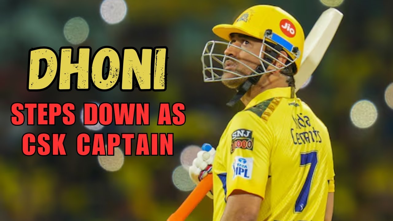 Dhoni Steps Down as CSK Captain | IPL2024 | @GaneshKaranthCricTalks ...