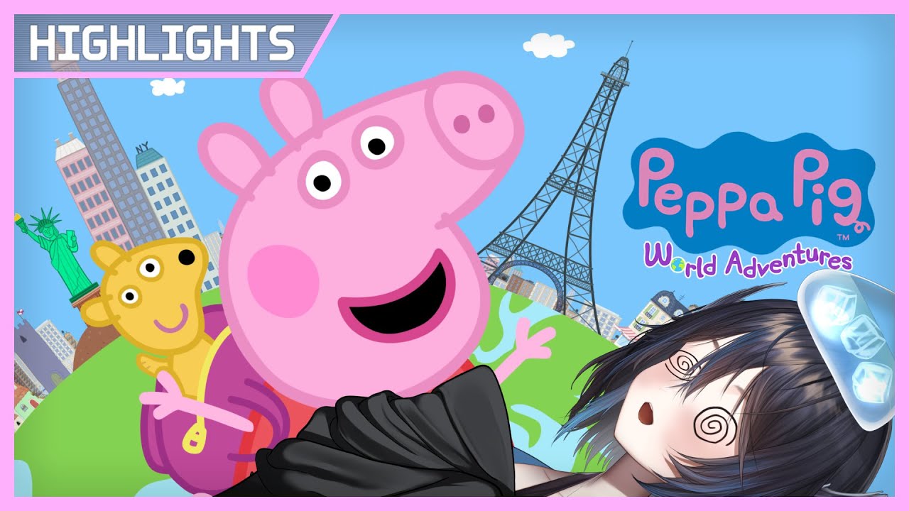 Sick Vtuber LOSES IT at children's game | Peppa Pig World Adventures ...