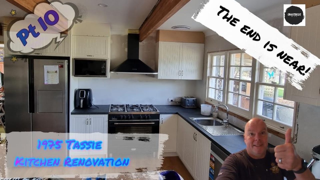Tasmania 1975 Kitchen reno Pt10- The home straight! - YouTube