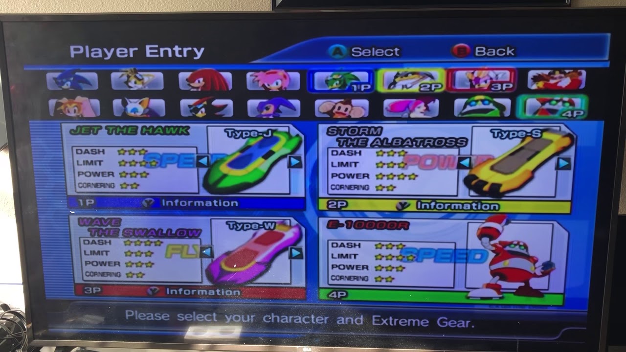 Sonic Riders 4 Players - YouTube