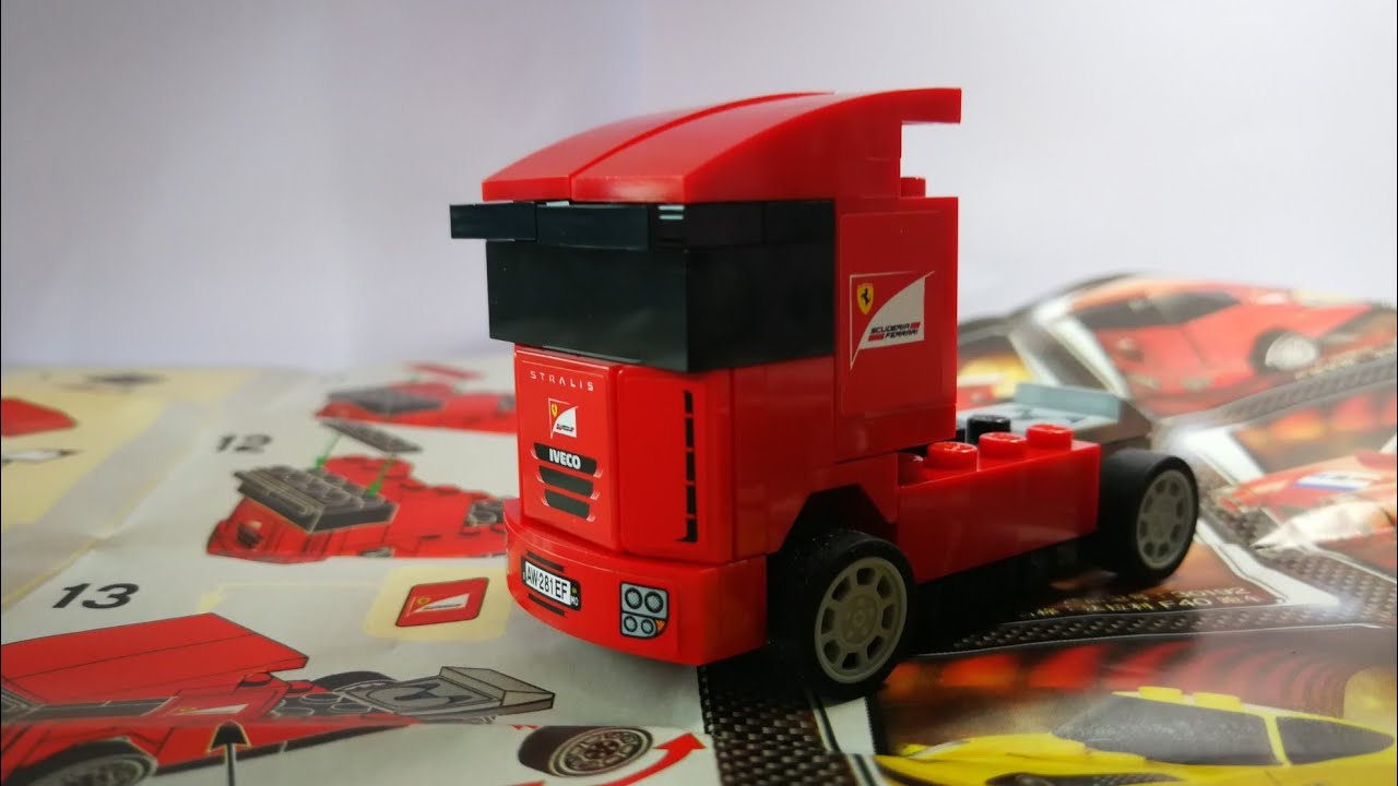 LEGO SHELL V-POWER 30191 SCUDERIA FERRARI TRUCK - YouTube