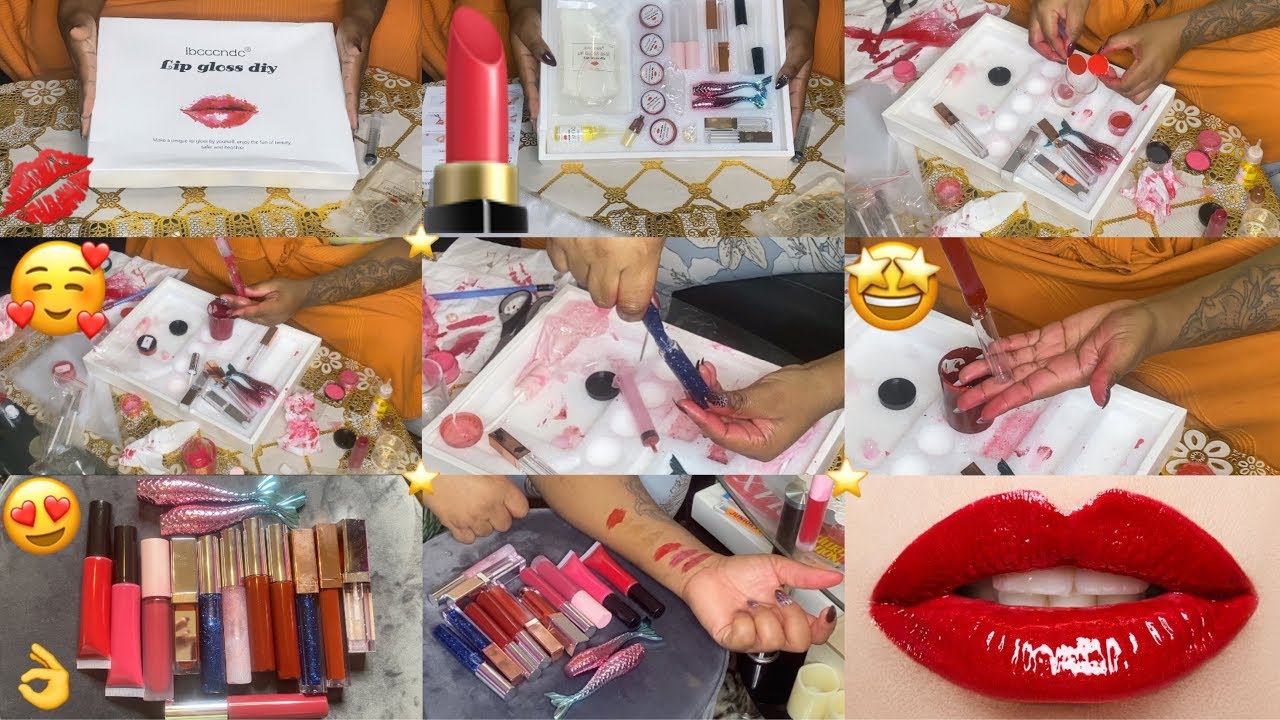 D.I.Y GLOSS 💋& LIPSTICK 💄/ COMMENT FABRIQUER UN ROUGE À LÈVRE & GLOSS ...