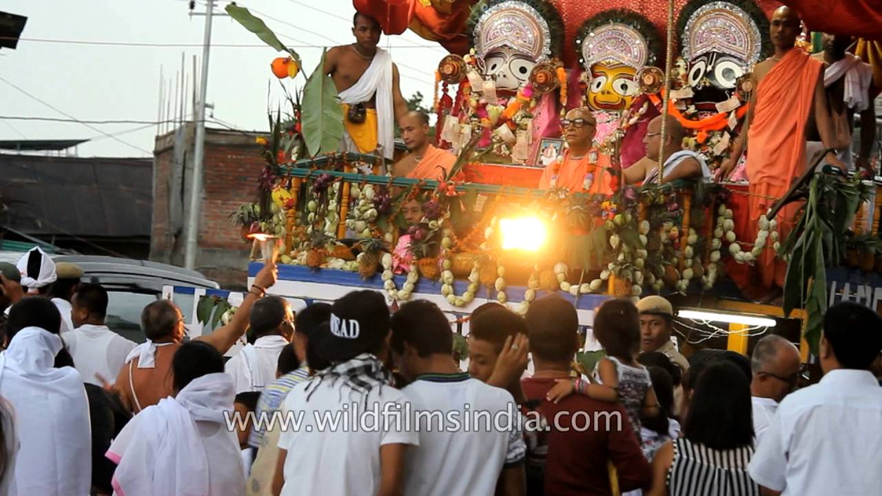 Kang Chingba, the Manipuri version of Jagannath Rath Yatra - YouTube