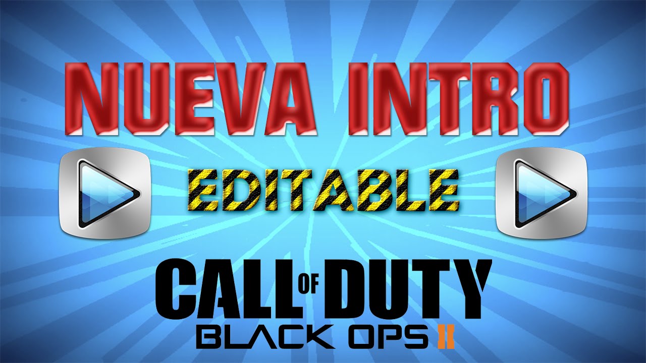 Como editar la intro de Call of Duty Black ops 2 - YouTube