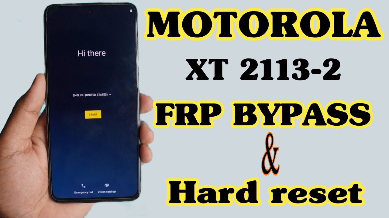 Motorola One 5G Ace hard reset & FRP Bypass Without PC - Motorola ...