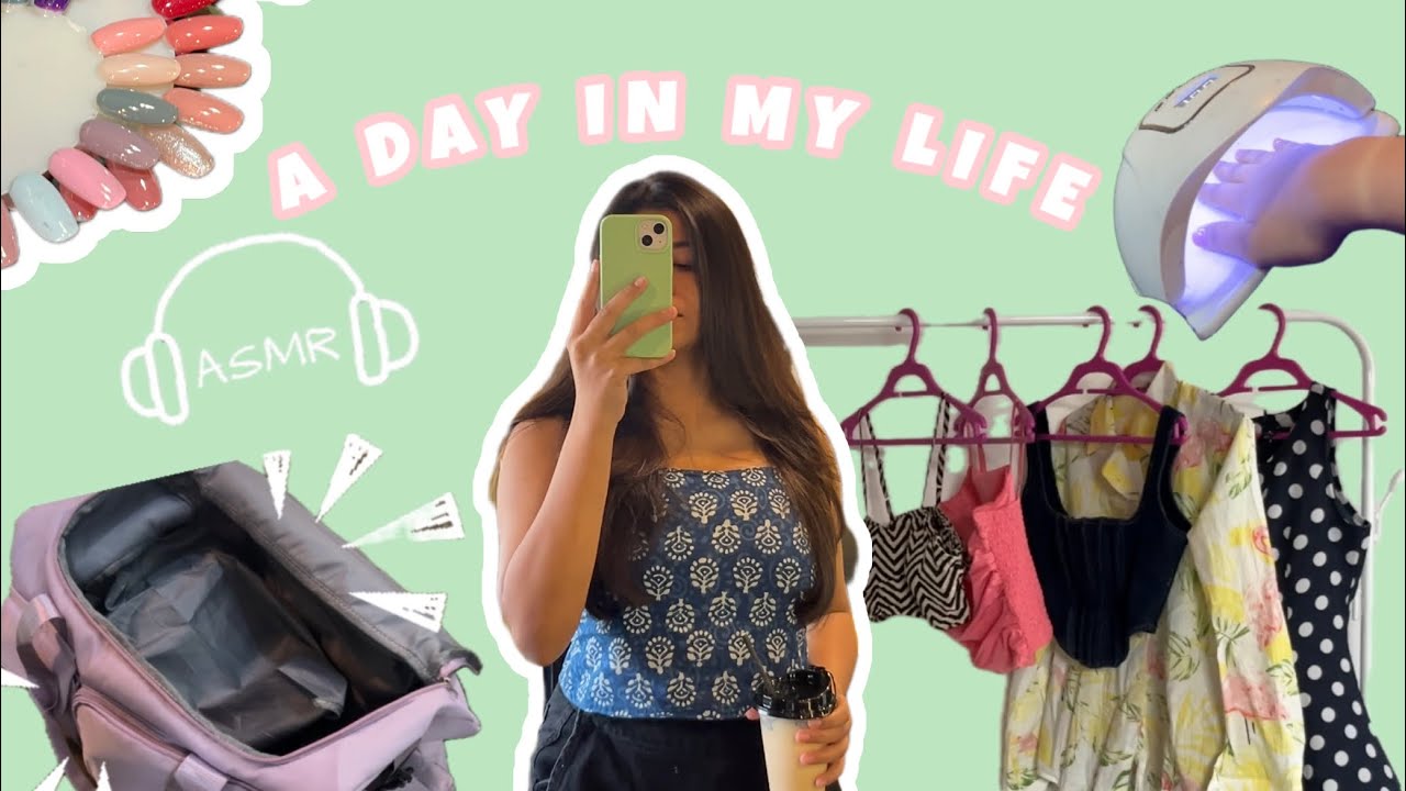A day in my life VLOG | Kresnaa | UNBOXING Clothing Rack | Self Care ...