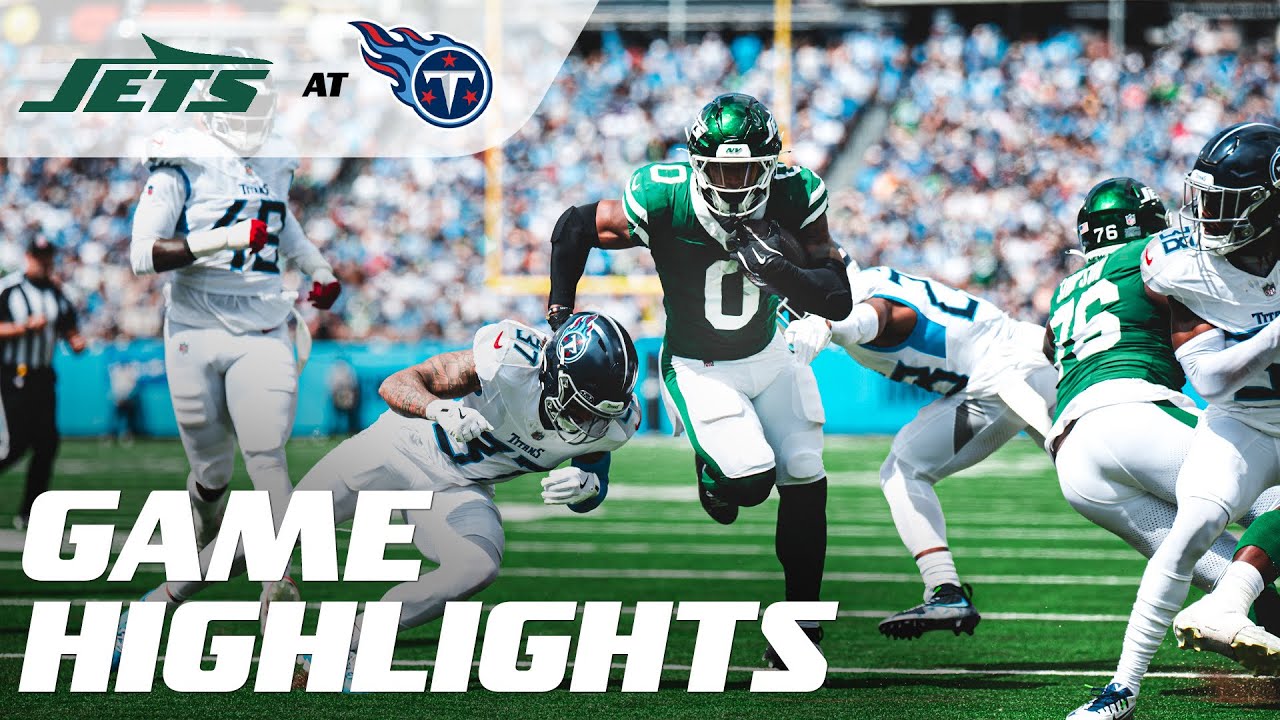 New York Jets Highlights vs. Tennessee Titans | 2024 Regular Season ...