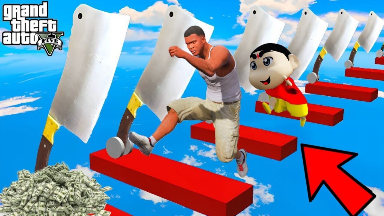 FRANKLIN TRIED IMPOSSIBLE CURVY ROAD TO HEAVEN RAMP CHALLENGE CARS ...