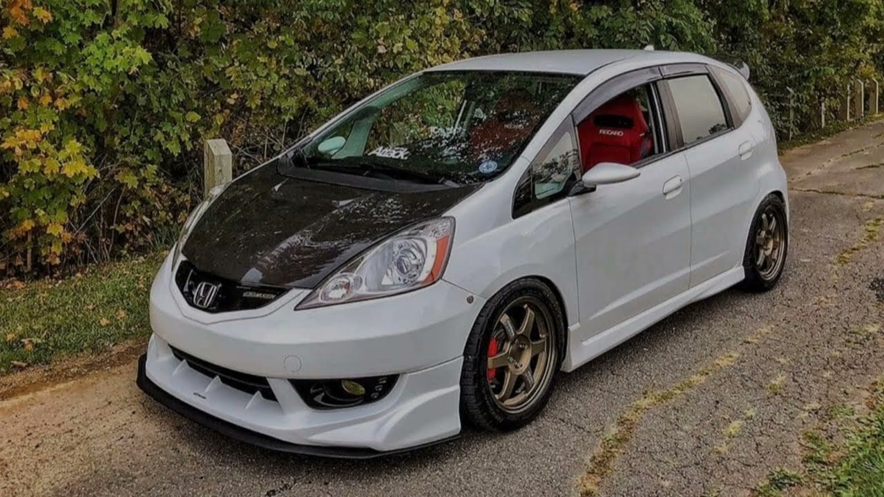 Honda Jazz Modified White