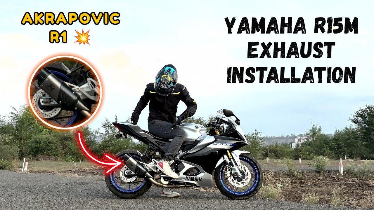 🔥 Yamaha R15M Gets a Beastly Upgrade: Akrapovic R1M Exhaust ...