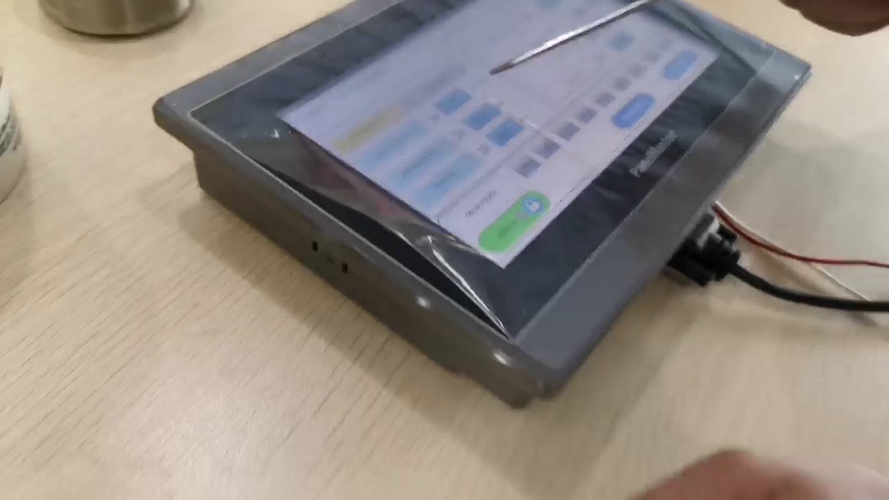 Frecon VFD operating with HMI and PLC2 - YouTube