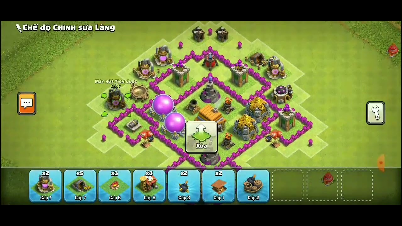 Cách Xếp Nhà 6 Thủ Tốt Nhất Clash of clans Hall 6 Thủ Tốt Nhất - YouTube