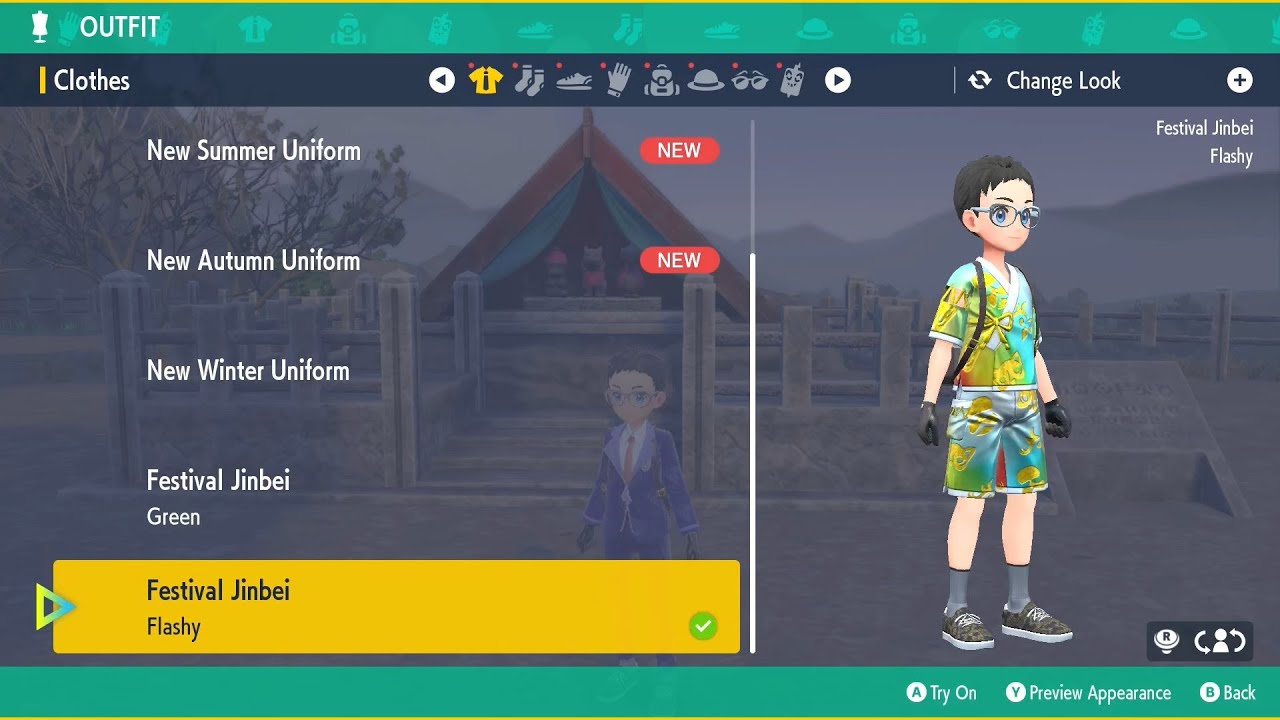 How to Get Flashy Festival Jinbei Pokemon Scarlet Violet DLC Teal Mask ...