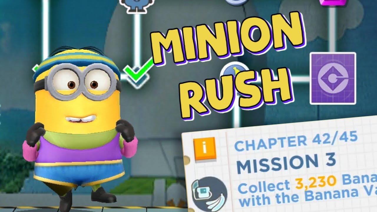Minion Rush Bratts Workout Costume At Despicable Ops Mission 3 Chapter