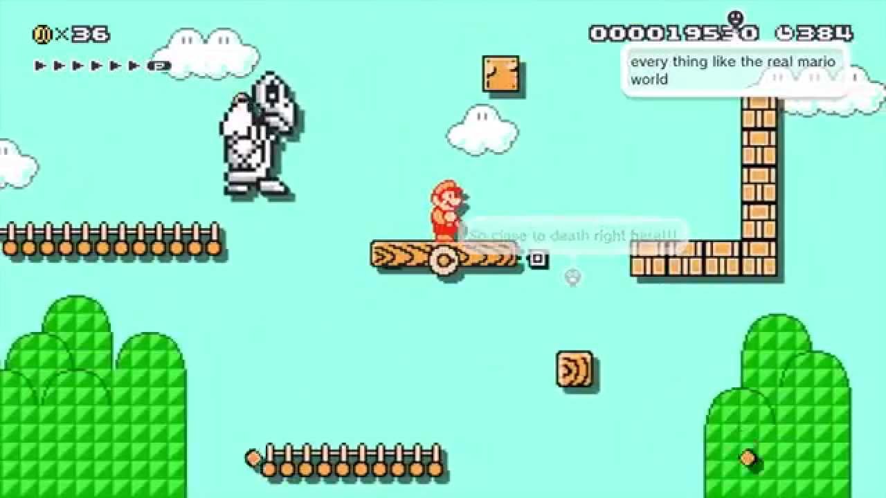 Super Mario Maker: Super Mario Land remake: Mario Land 2-1 :Abridged ...