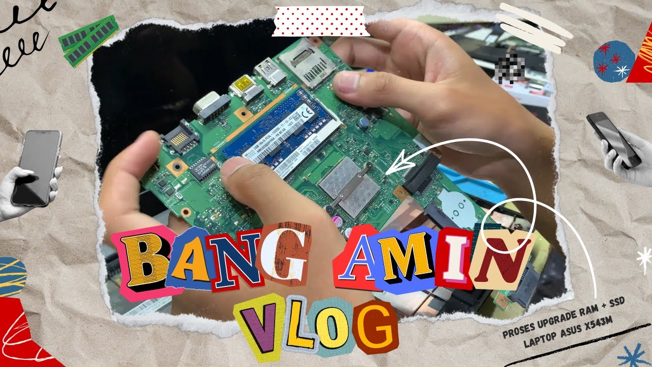 ASUS X543M LAPTOP RAM + SSD UPGRADE PROCESS #servicelaptop - YouTube