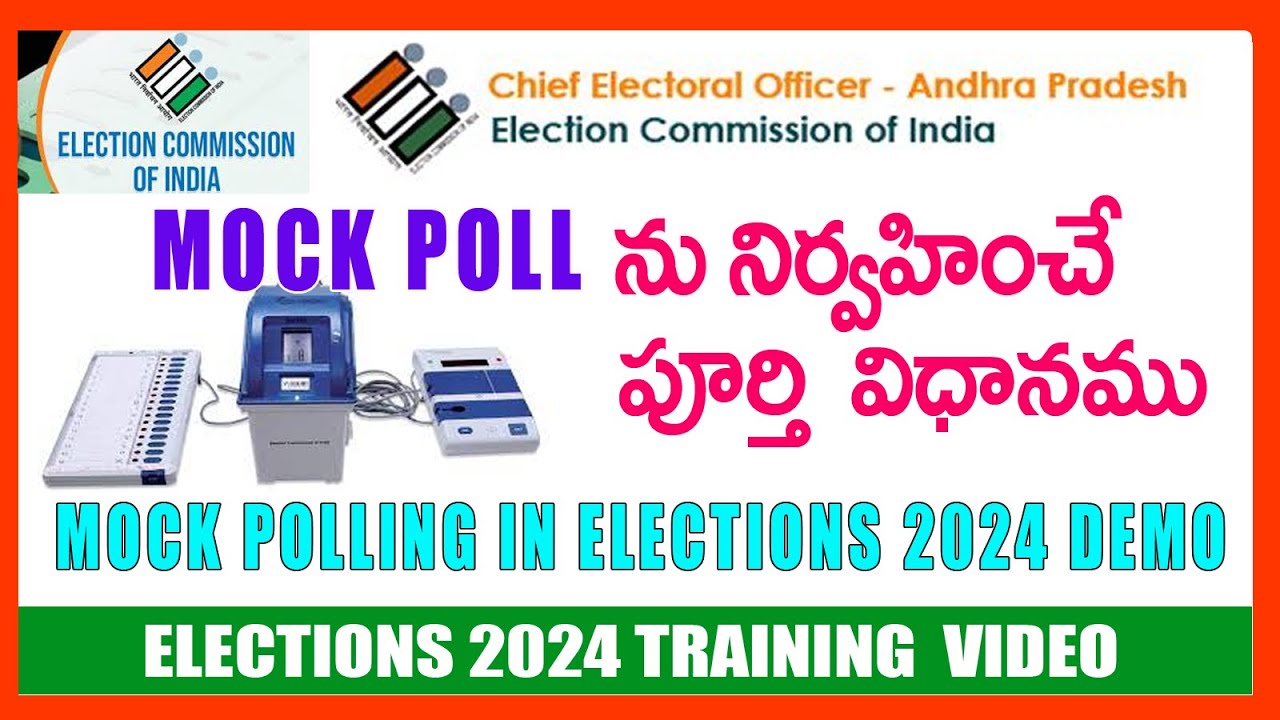 HOW TO CONDUCT MOCK POLL 2024 - MOCK POLLING IN TELUGU COMPLETE PROCESS ...