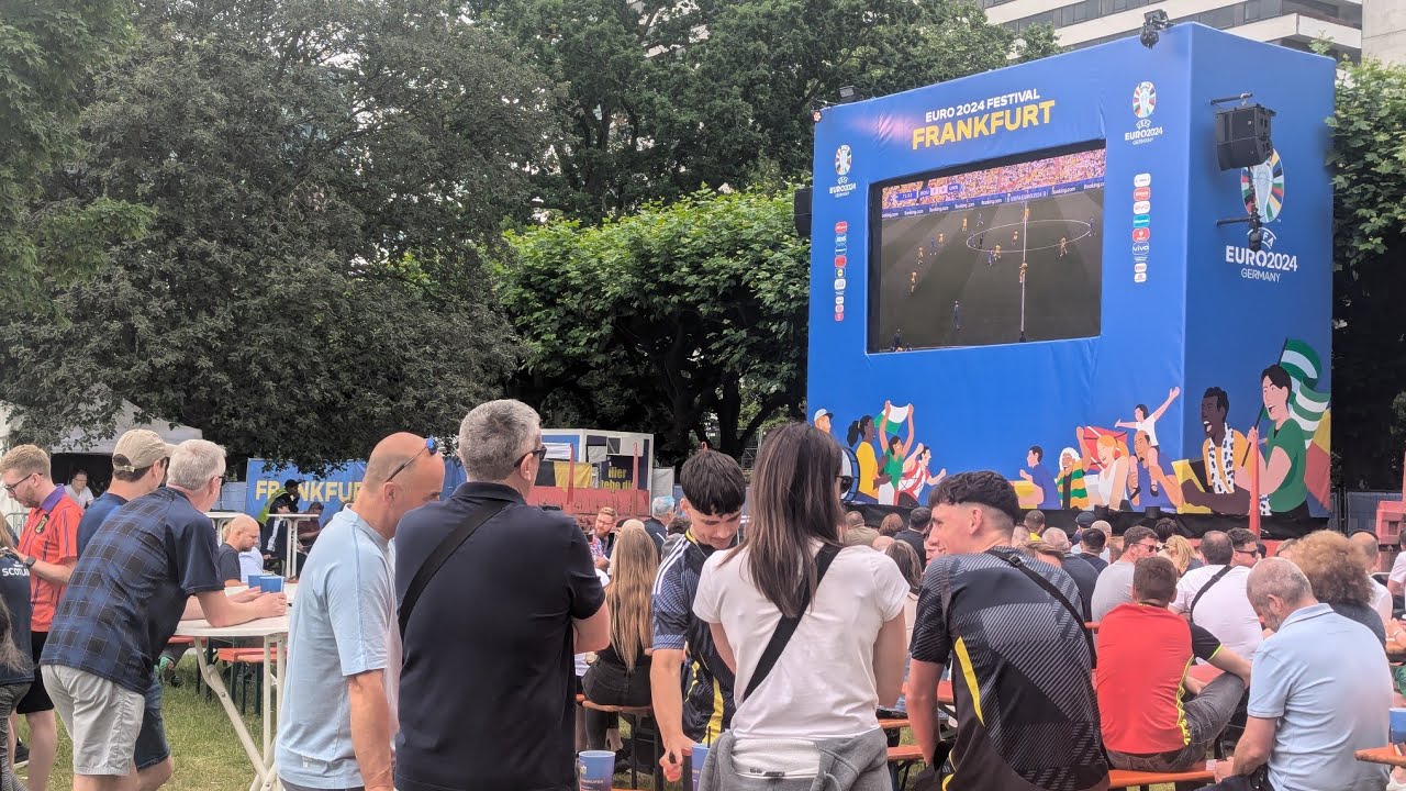 LIVE from Frankfurt Fan Park at UEFA Euro 2024 - YouTube