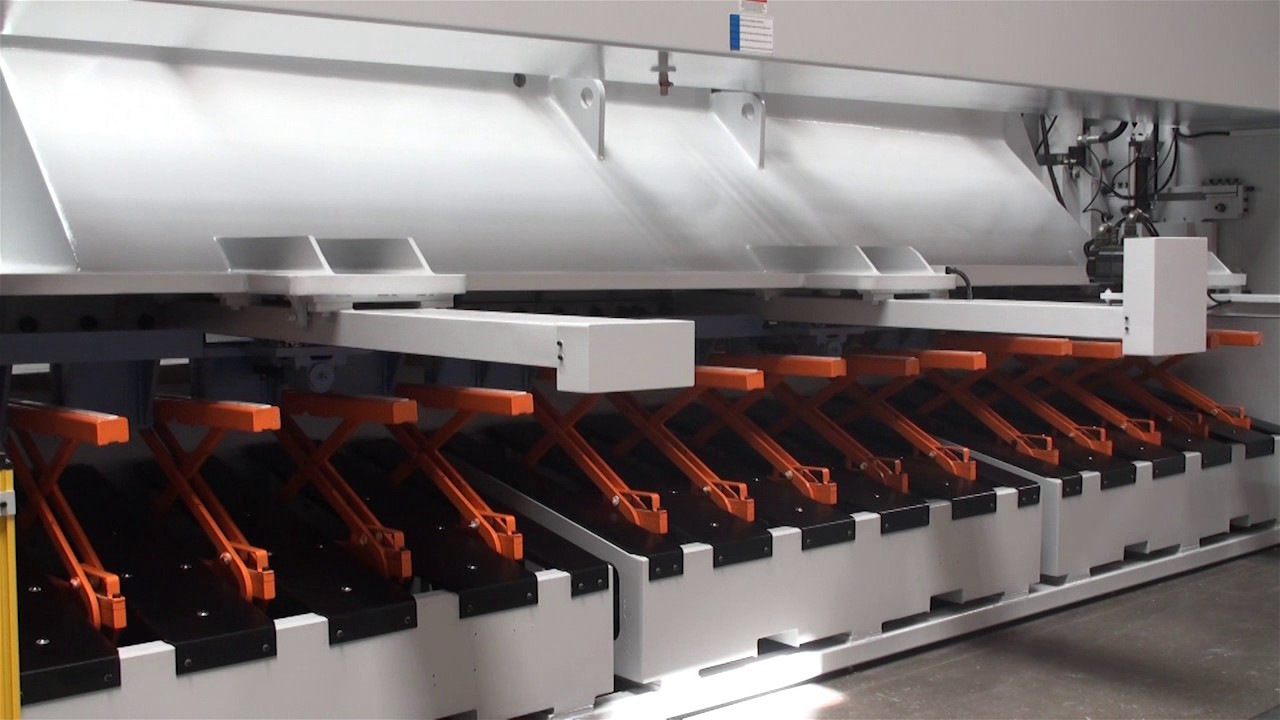 CNC HVR X TYPE PNEUMATIC SHEET SUPPORT SYSTEM 1 - YouTube