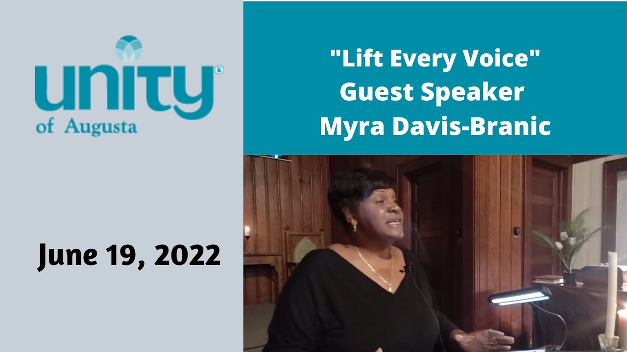 Myra Davis Branic - Lift Every Voice - 2022 6 19 - YouTube