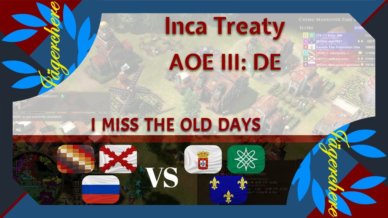 I've Missed The Old Inca! | 3v3 Treaty with Inca | AOE III: DE - YouTube