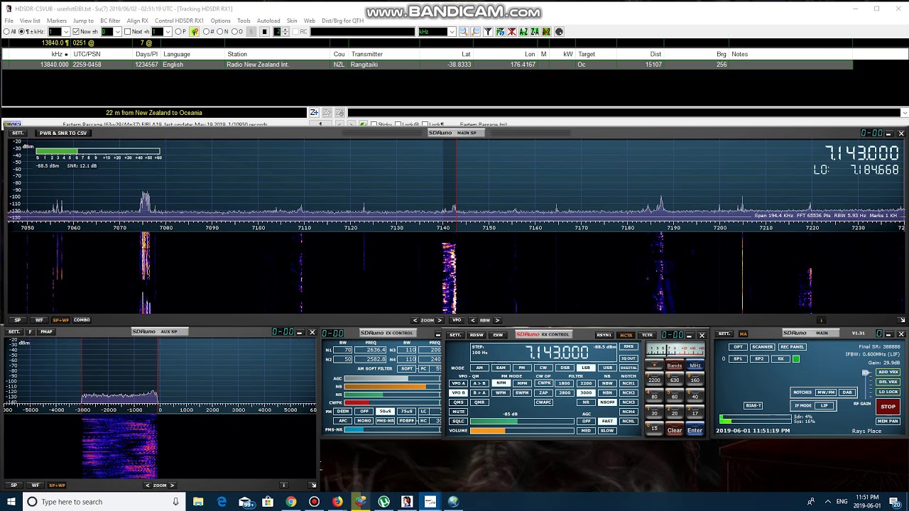 G0EVY Dave Radio Ham From the Uk on 7143khz 02/06/2019 02:48 UTC - YouTube