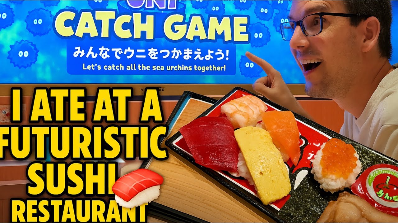 Inside Sushiro’s futuristic sushi restaurant at Expo 2025 Osaka 🍣 - YouTube