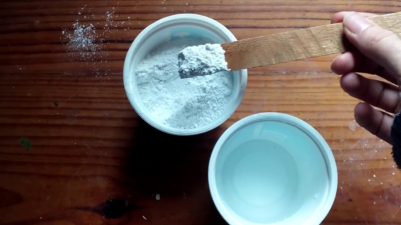 Tutorial yeso (parte 2) - preparación del yeso - YouTube