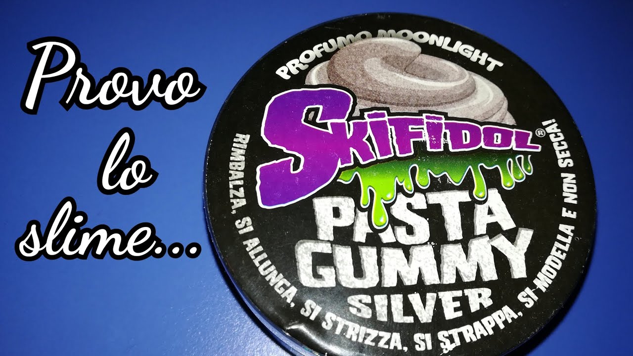Provo lo slime SKIFIDOL PASTA GUMMY SILVER! ||BlueStar96 - YouTube