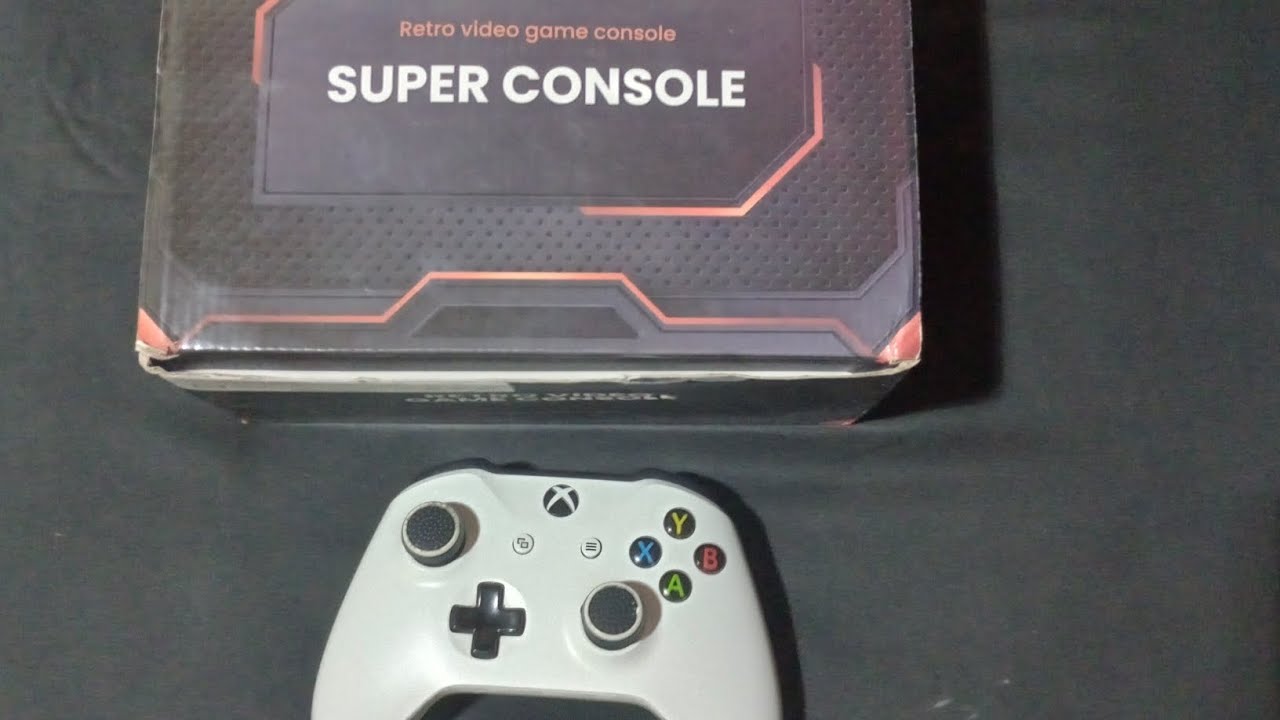 Conectando o controle original do Xbox no super console x2 pro - YouTube