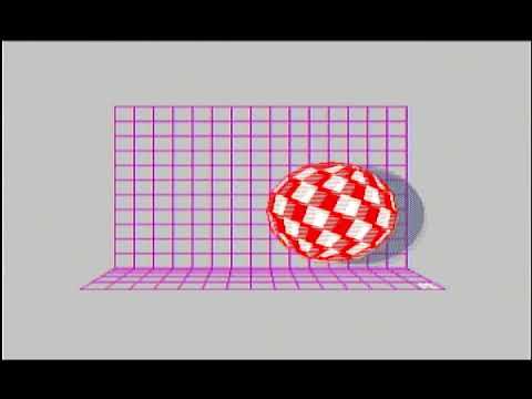 Amiga Ball on ZX Spectrum Next in BASIC - YouTube