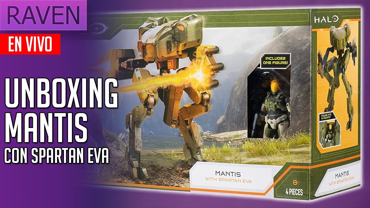 🔴 Unboxing de la Mantis con Spartan Eva | World of Halo de Jazwares ...