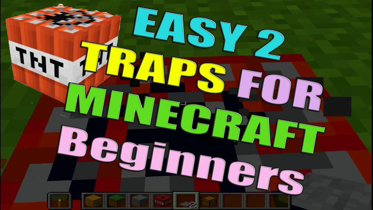 How to make a trap ,for Minecraft beginners - YouTube