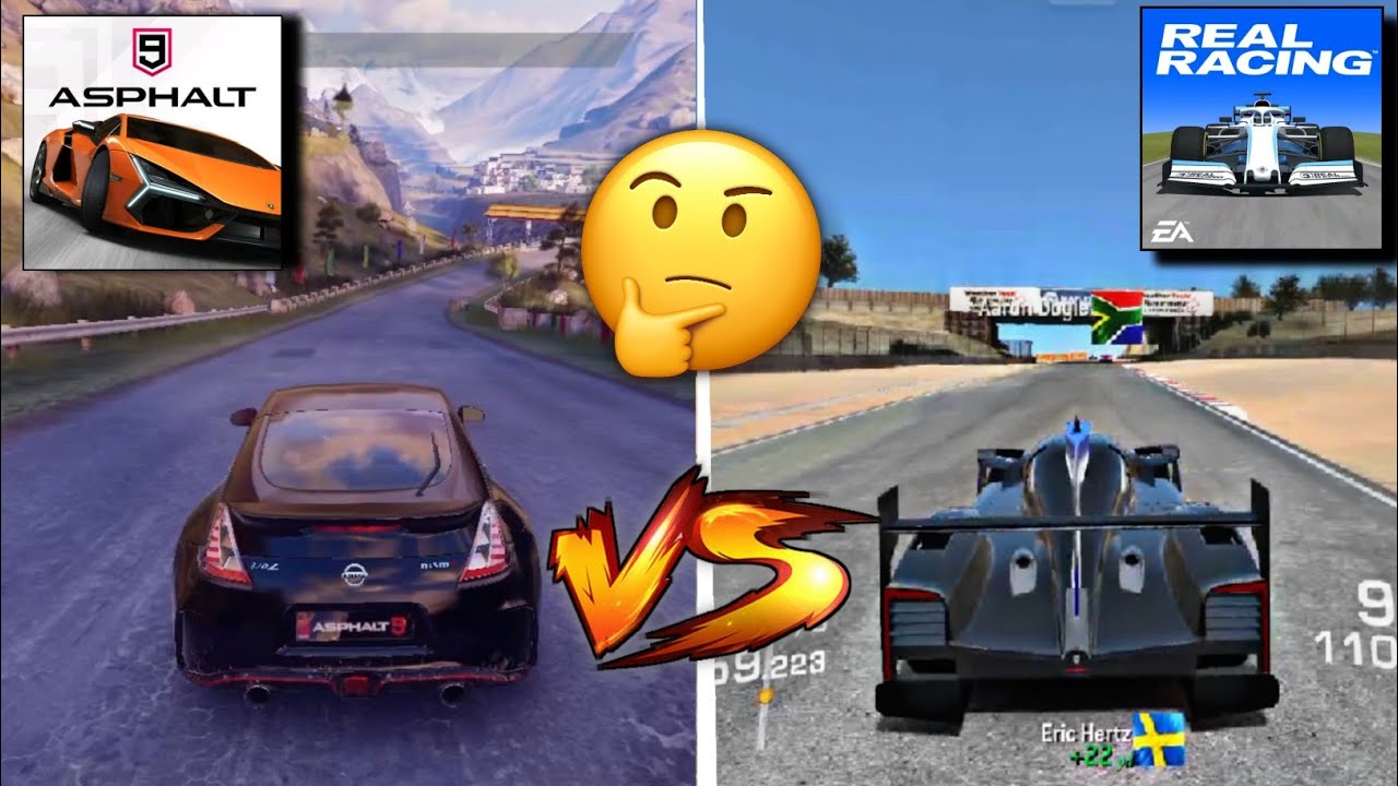 Asphalt 9: Legends vs Real Racing 3 Comparison (2024) Which one is a ...