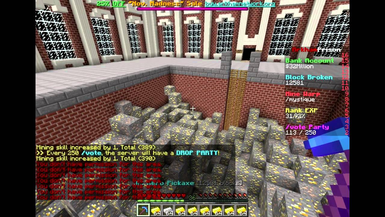 Prison Work W/ Sam [Full Cut]: Competitive Mining - YouTube
