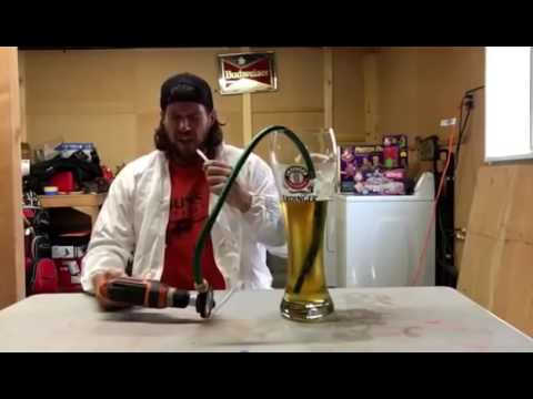 Drilling Machine Extreme - GUY DRINK WITH BEER MACHINE - YouTube
