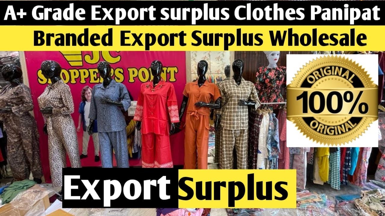 A+ Grade Export surplus Clothes Panipat | Branded Export Surplus ...