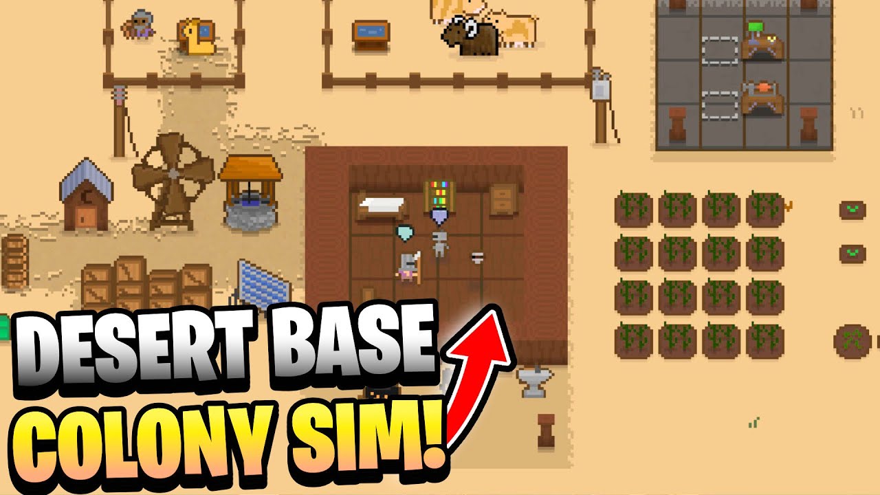 I Built A FULLY-AUTOMATED Desert Base In This NEW Colony Sim! - YouTube
