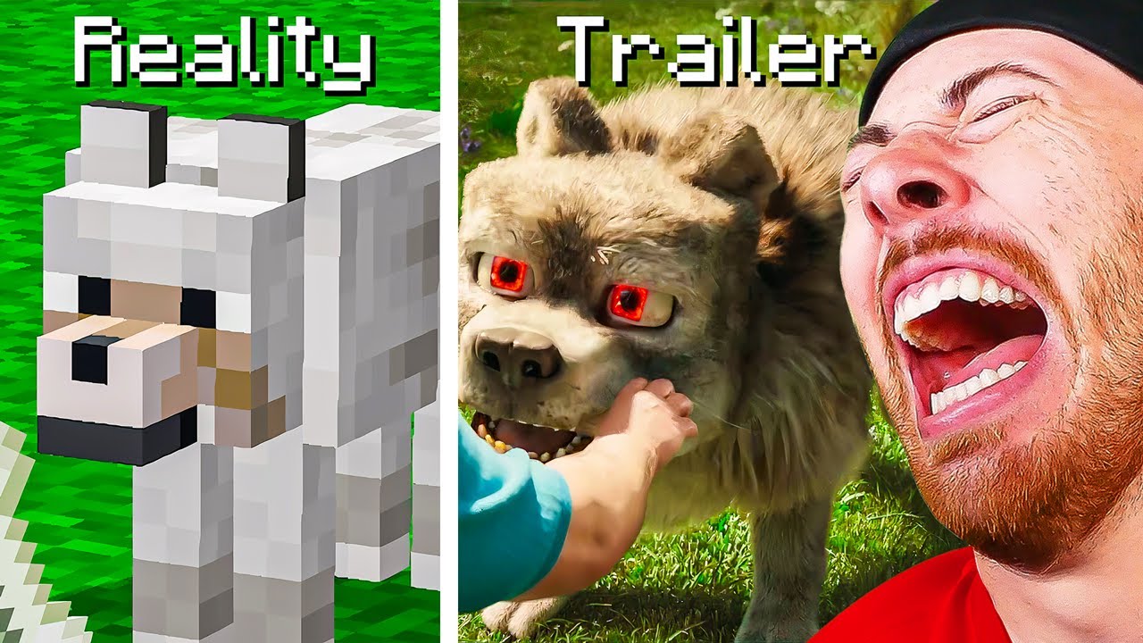 Minecraft Movie Trailer VS REAL LIFE?! - YouTube