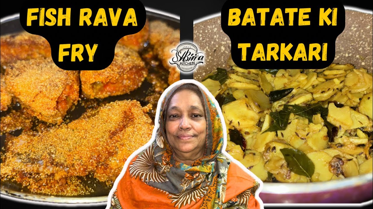 FISH RAVA FRY RECIPE | BATATE KI TARKARI RECIPE | QUICK EASY AND TASTY ...