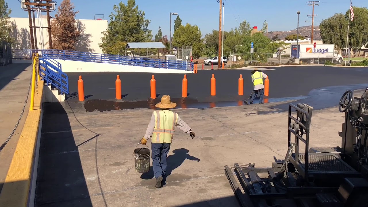 Aztec Paving Seal Coating Westair - YouTube