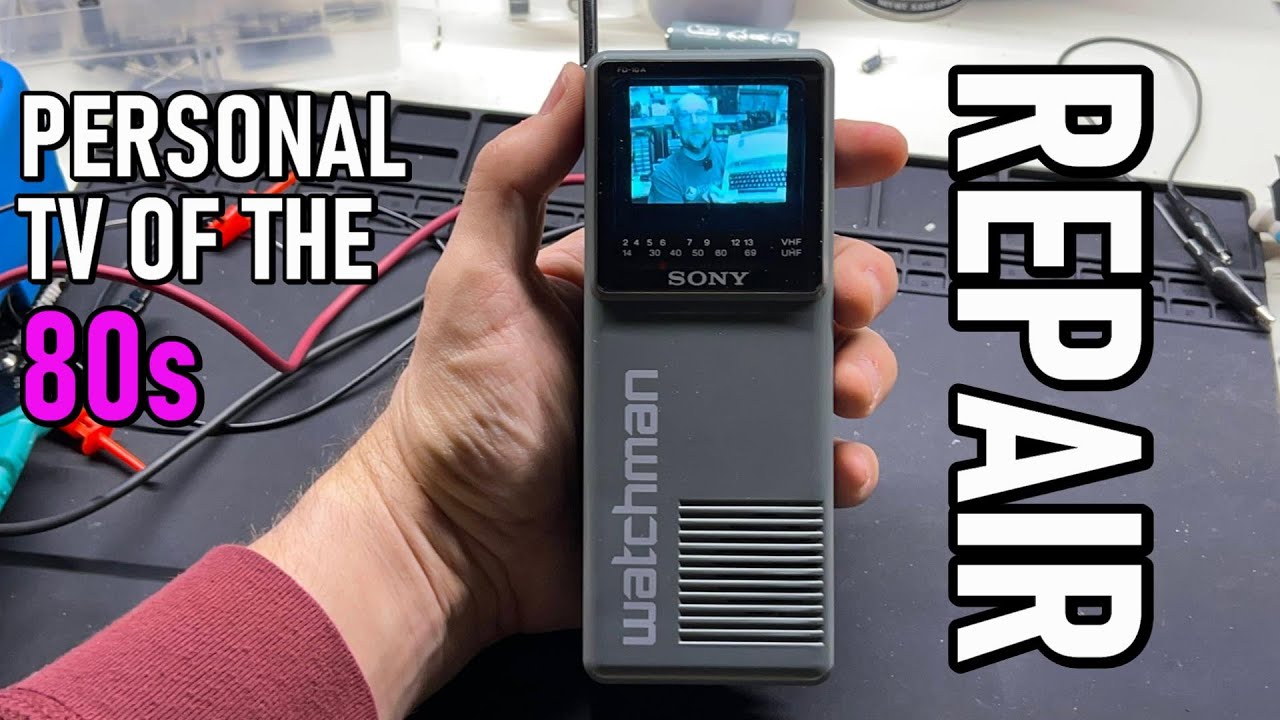 It's a tiny CRT TV, and its got issues (Sony Watchman FD-10A) - YouTube