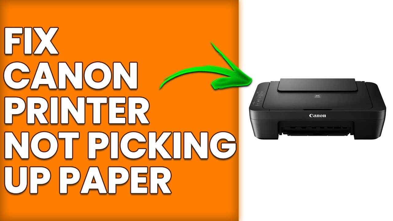How To Fix Canon Printer Not Picking Up Paper (Why Does Canon Printer ...
