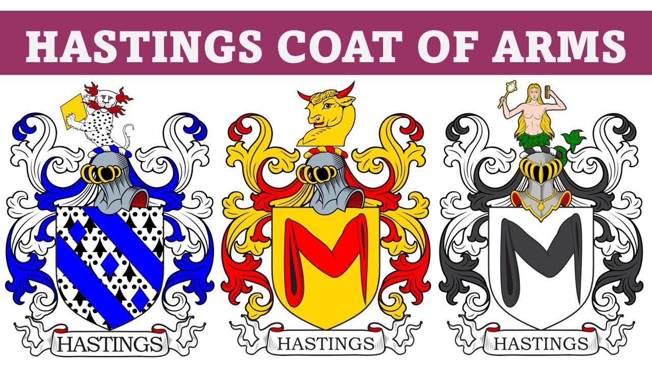 Hastings Coat of Arms & Family Crest - Symbols, Bearers, History - YouTube
