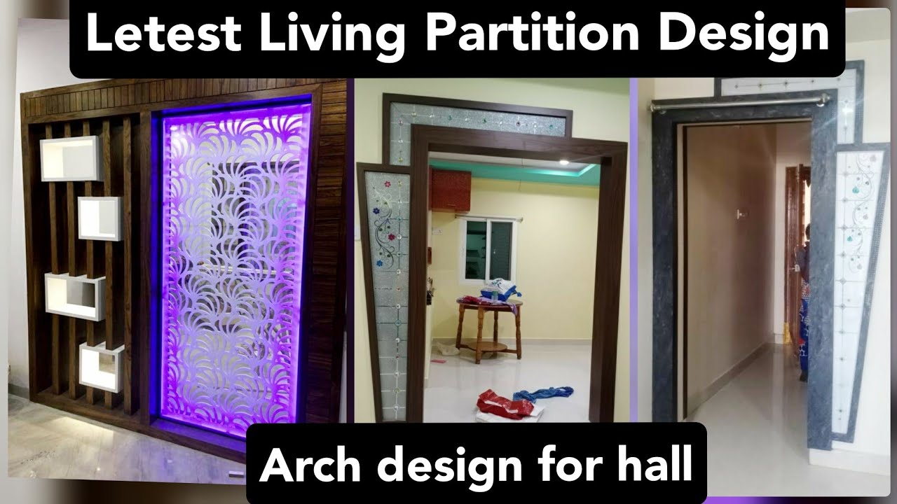 #Letest partition design living room || arch design for hall by ...